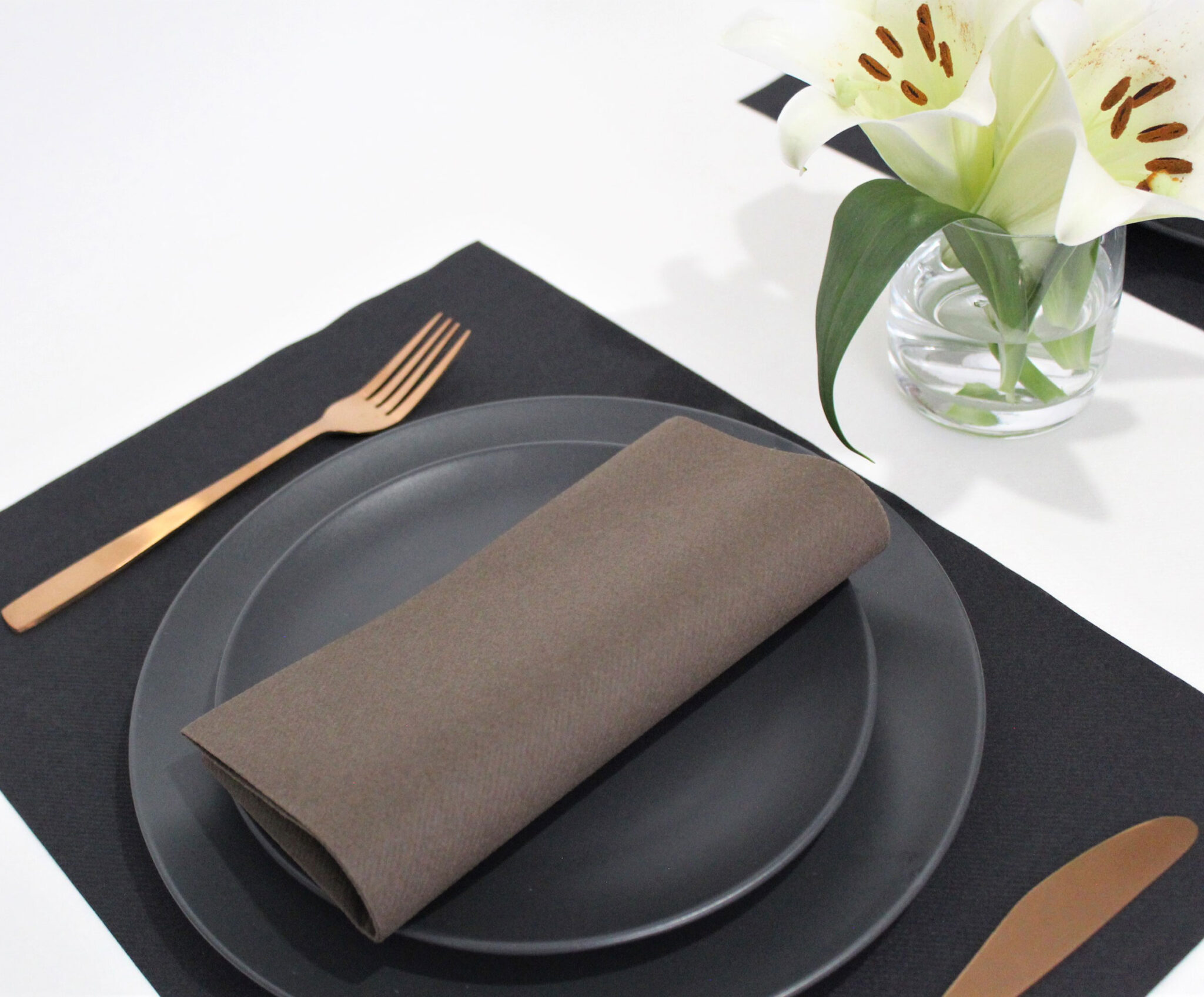 Brown Napkins | Brown Airlaid Napkin | Disposable Airlaid Napkins