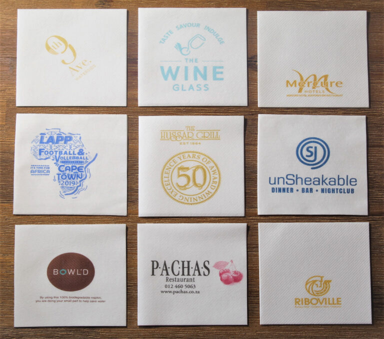 Napkins Printing | Printed Napkin | Custom Airlaid Printed Napkins