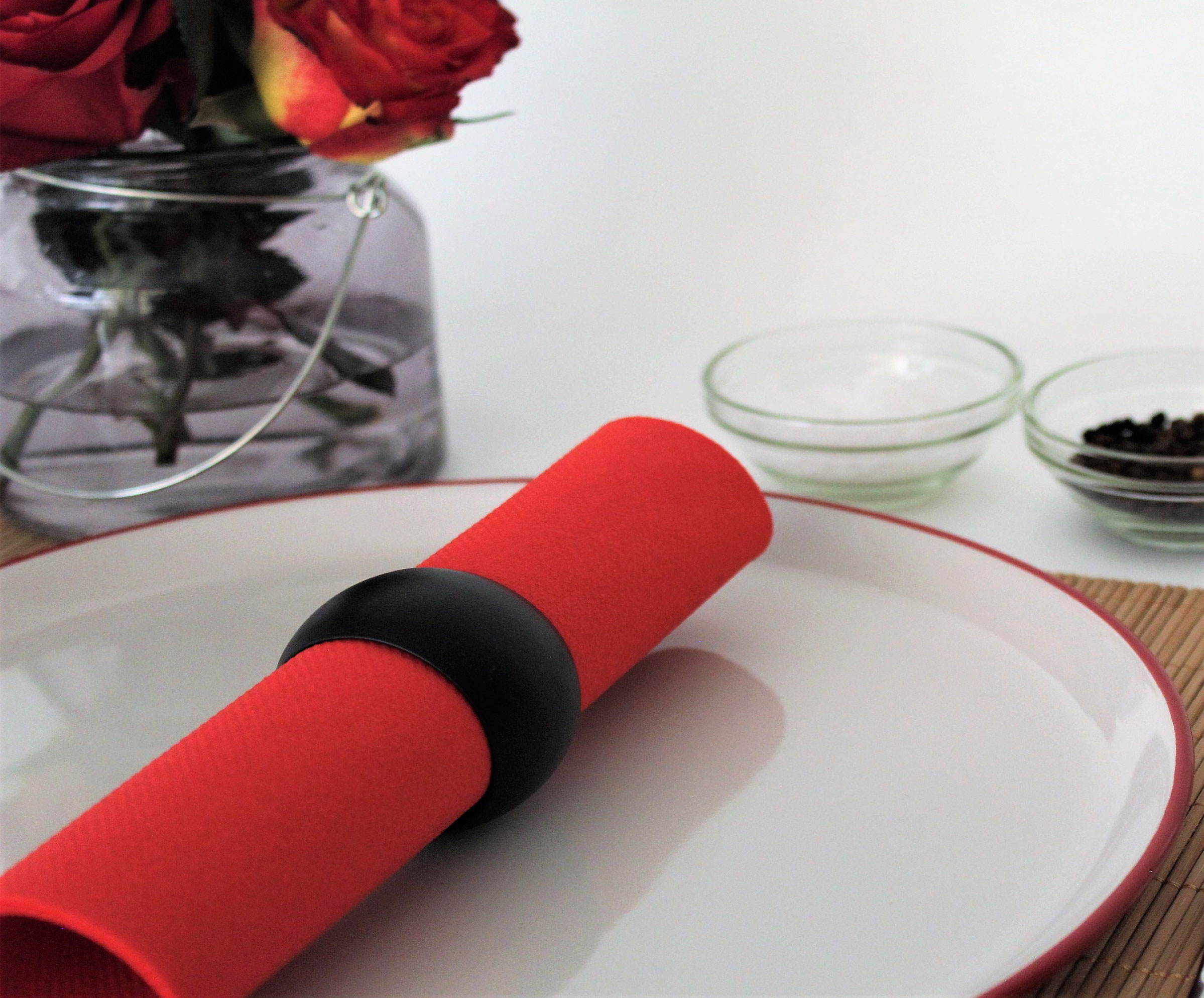 Red Napkins | Red Airlaid Napkin | Printed Red Airlaid Napkins