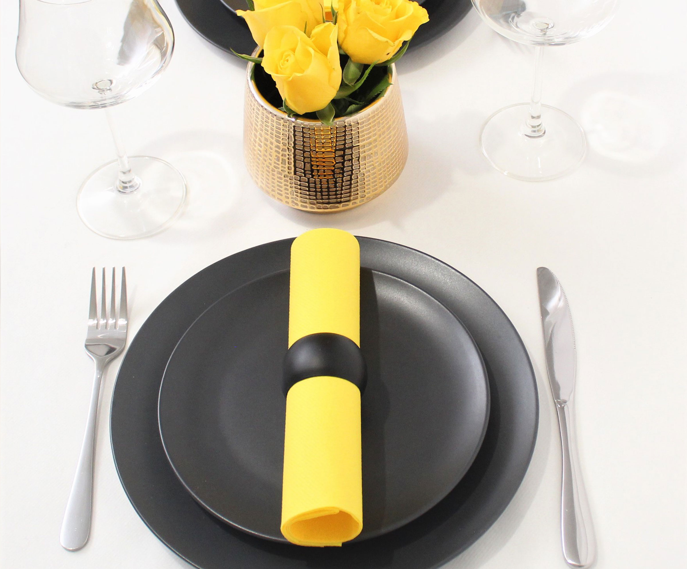 Yellow Napkins Airlaid Napkins Disposable Airlaid Napkins