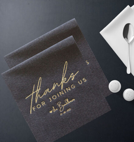 Serviette Printing | Custom High-Quality Personalized Napkins